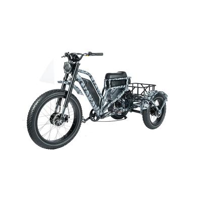 China DOMANCA 2024 Custom 3 Wheel Electric Cargo Bike 48V 500W Motor 20 Inch Tires for Delivery for sale