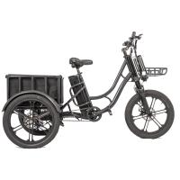 China Customized Electric Fat Tire Cargo Bike 48V 500W Motor 20 Inch LCD Display 7 Speed for sale