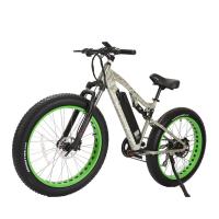 China Customized Electric Bicycle 48V 500W Full Suspension E Bike 26 Inch 13AH Down Tube Battery for sale