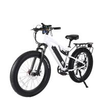 China Customized Electric Bicycle 48V 500W Full Suspension E Bike 26 Inch 13AH Down Tube Battery for sale