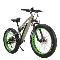 China Customized Electric Bicycle 48V 500W Full Suspension E Bike 26 Inch 13AH Down Tube Battery for sale