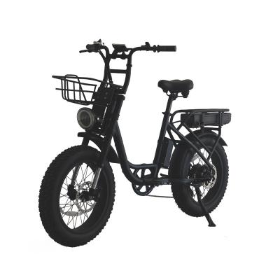 China 48V 20Ah Retro Electric Bike with 20 Inch Fat Tire and 7 Speed Lithium E-Bike for sale