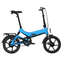 China 16 Inch 250W Rear Hub Motor Electric Folding Bike GB3 Magnesium Alloy E-Bicycle for sale