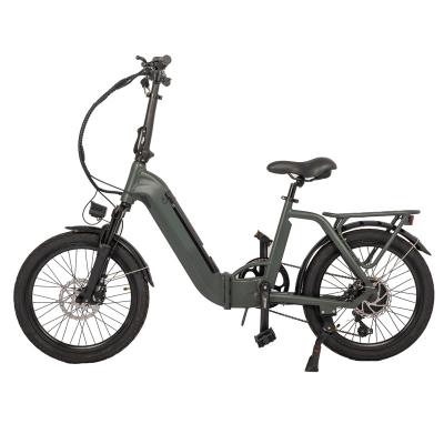 China Shimano 7 Speed Electric Folding Bike 48V 250W-1000W Motor Aluminum Alloy Frame for sale