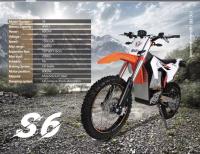 China 6061 Aluminum Alloy Frame 6000W 48V 40Ah Electric Dirt Bike for Adult Off Road for sale