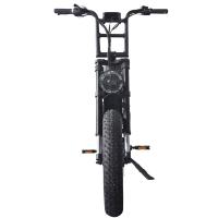 China 48V 20Ah Rear Carrier Battery Electric Moped Utility E-Bike 500W Full Suspension 7 Speed for sale