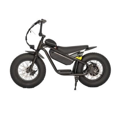 China 48V 500W Off Road Electric Motorcycle for Children 60km Range 16 Inch Tires for sale