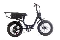 China Custom 2 Seat Electric Fat Tire Bike 48V 15AH Battery 20 Inch Bafang Motor for sale