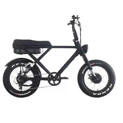 China 48V 20Ah Electric Fat Bike 500W Rear Hub Motor Full Suspension 20 Inch E Bike for sale