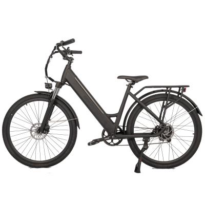 China 700C Step Through City Ebike with Bafang 36V250W Rear Hub Motor and Shimano 7 Speed for sale