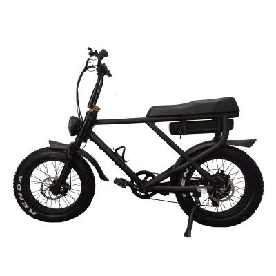 China Domanca 2000W Dual Motor Retro Fat Tire Electric Mountain Bike 48V 20Ah for sale