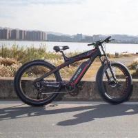 China Carbon Fiber Electric Mountain Bike 48V 750W Bafang Motor 13Ah Lithium Battery for sale