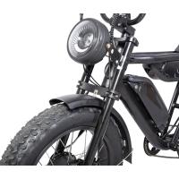 China Domanca Retro Ebike Cruiser Dual Battery 48V 20Ah 1000W Electric Fat Tire Bike 7 Speed for sale