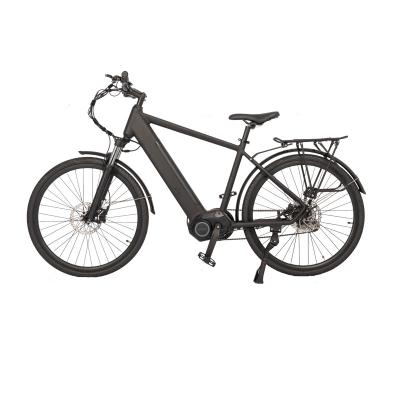 China Ananda 36V 250W Mid Drive Motor Electric City Bike Aluminum Alloy Frame Disc Brake 27.5 Tires for sale