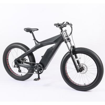 China 48V 750W Carbon Fiber Enduro Ebike 26 Inch 13Ah Lithium Battery Disc Brake for sale