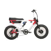 China LCD Display Electric Retro Motorcycle 750W Dual Motors 48V 20Ah Long Range for sale
