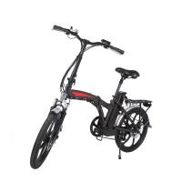 China 26 Inch Folding Electric Bike 36V 12.8Ah Lithium Battery Aluminum Alloy Frame for sale