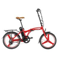 China 26 Inch Folding Electric Bike 36V 12.8Ah Lithium Battery Aluminum Alloy Frame for sale