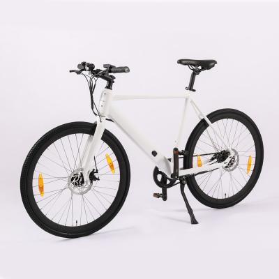 China Multicolour 700C Mid Motor Electric Bike 36V 9.6Ah Lithium Battery for Commuting for sale