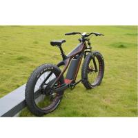 China Two Seat Electric Bike Kontax ES750 26inch Fat Tire Carbon Fiber E Bike 48V 750W for sale