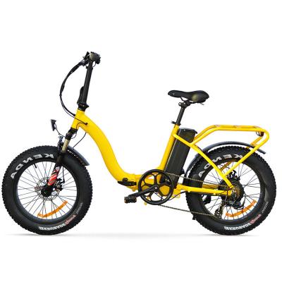 China Customizable OEM Portable Folding Ebike 26x4.8 Fat Tire 36V 15Ah Lithium Battery for sale