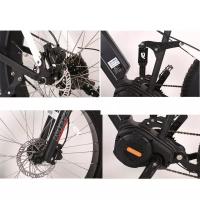 China 26 Inch Full Suspension Electric Bike 48V 1000W Bafang Mid Drive Motor Fat Tire Mountain Ebike for sale