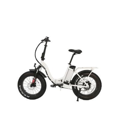 China Light Weight Aluminum Alloy Frame Ebike 20 Inch Fat Tire 48V 13Ah Battery 3 Hour Charge for sale