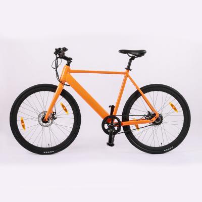 China 36V 700C Electric Bike Mid Motor 9.6Ah Lithium Battery Commuter E-Bike 31-60km Range for sale