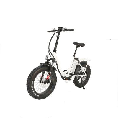 China Smart Electronic Folding Ebike 20 Inch Snow Fat Tire 48V 13Ah Battery OEM Customizable for sale