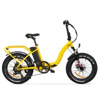China Smart Electronic Folding Ebike 20 Inch Snow Fat Tire 48V 13Ah Battery OEM Customizable for sale