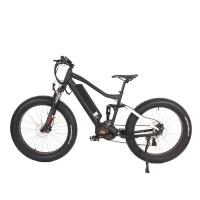 China 48V 1000W Mid Drive Electric Bike 26 Inch Fat Tire 7 Speed Disc Brake 30-50km/h for sale