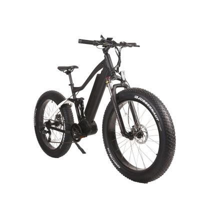 China Domanca 48V 10Ah Full Suspension Fat Tire Electric Bicycle 26x4 Inch 70-80 Nm Torque 7 Speed for sale