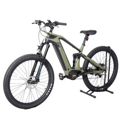 China 26 Inch Electric Fat Tire Bicycle Carbon Fiber Frame 48V 13Ah Lithium Battery Disc Brake 7 Speed for sale
