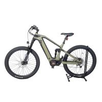 China 26 Inch Electric Fat Tire Bicycle Carbon Fiber Frame 48V 13Ah Lithium Battery Disc Brake 7 Speed for sale