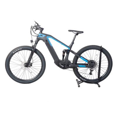China 29 Inch 11 Speed Carbon Fiber Electric Mountain Bike 48V 500W Bafang Mid Drive Motor with LCD Display for sale