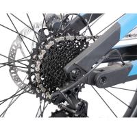 China 29 Inch 11 Speed Carbon Fiber Electric Mountain Bike 48V 500W Bafang Mid Drive Motor with LCD Display for sale