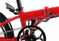 China Custom Electric Folding Bike 48V 12.8Ah Lithium Battery Aluminum Alloy Frame 26x4.8 Fat Tire for sale