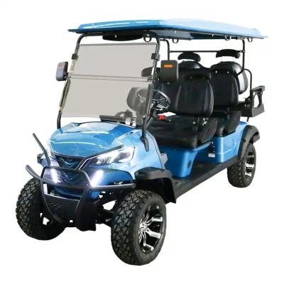 China 2024 48V 6 Seater Electric Golf Cart with Rear Hub Motor and Samsung Battery for sale