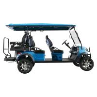 China 2024 48V 6 Seater Electric Golf Cart with Rear Hub Motor and Samsung Battery for sale