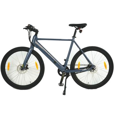 China Electric Road Bike 250W Motor 36V 9.6Ah Battery 700C Aluminum Frame Belt Drive for sale