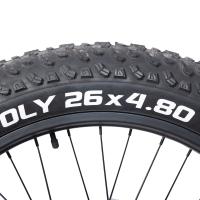 China Domanca Carbon Fiber Ebike 26x4.8 Fat Tire with Bafang 1000W Mid Drive Motor for sale