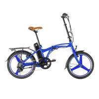 China Foldable Electric Bike 36V 12.8Ah Lithium Battery Torque 30-50 Nm Aluminum Alloy Frame for sale