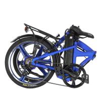 China Foldable Electric Bike 36V 12.8Ah Lithium Battery Torque 30-50 Nm Aluminum Alloy Frame for sale