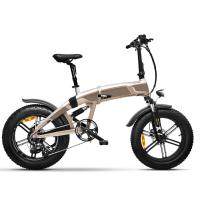 China DOMANCA 20-Inch 20x4.0 Fat Tyre Electric Folding Bike 48V 500W Bafang Motor for sale