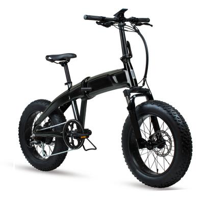 China 20 Inch Electric Folding Bike 48V 500W Fat Tire Ebike with 10.4Ah Samsung Lithium Battery for sale