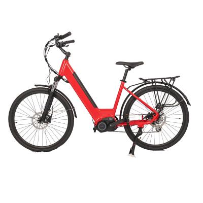 China Mid Drive Electric Hybrid Bike 7 Speed Gears 36V 250W Motor Urban Commuter for sale