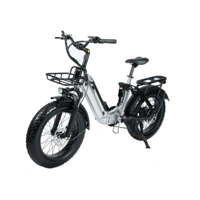 China Step-through City Ebike 26 Inch Aluminum Alloy Frame 48V 13Ah Lithium Battery 70-80 Nm Torque for sale