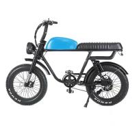 China Domanca 48V 10Ah OEM Electric Motorcycle with 20 Inch Fat Tire and Up Tube Battery for sale