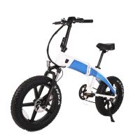 China 48V 10.4Ah Lithium Battery Electric Folding Bike 20x4.0 Fat Tire 500W Motor OEM for sale