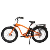 China Electric Beach Cruiser Bike 750W Motor 48V 13Ah Lithium Battery Fat Tire Chopper Hub Motor for sale